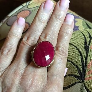 Jewelry | Lovely Opaque Ruby Ring | Poshmark